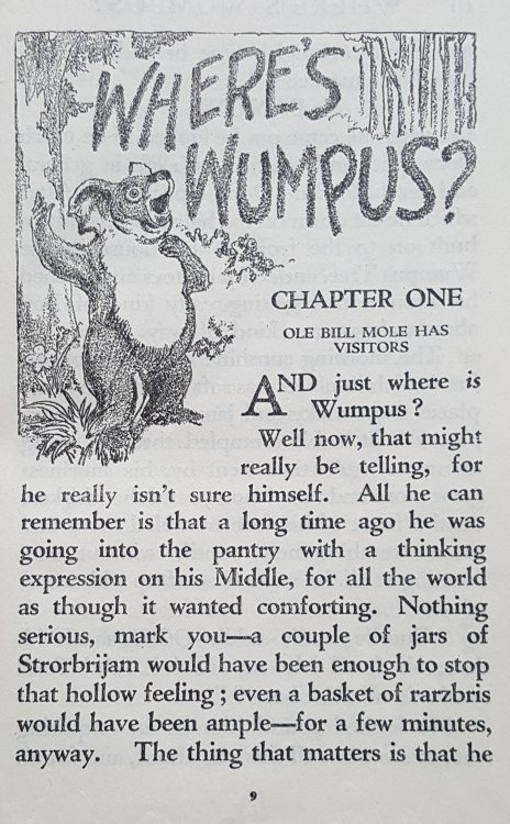 Where’s Wumpus – Elleston Trevor – Ramblings on my bookshelves