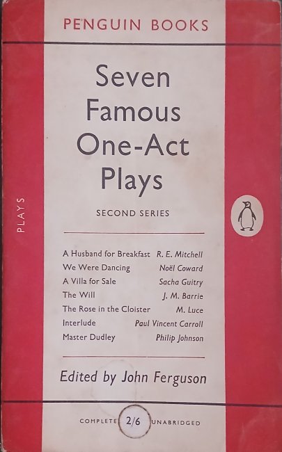 Seven Famous One-Act Plays – Second Series – John Fergusson (Ed ...